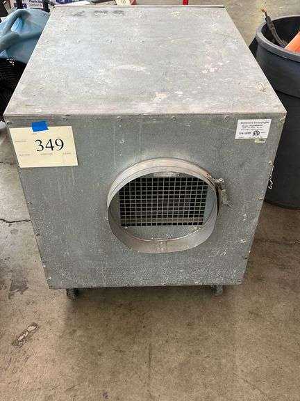 ABATEMENT TECHNOLOGY NEGATIVE AIR MACHINE MODEL H2000HP - Earl's ...