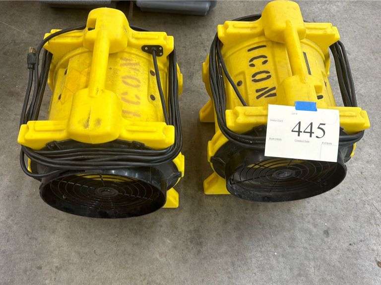 (2) DRI-EAZ VORTEX FANS - Earl's Auction Company
