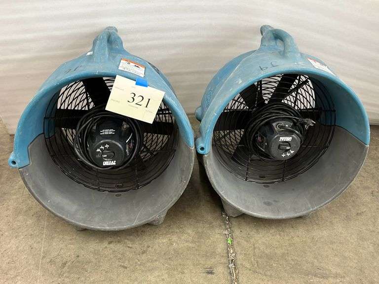 (2) DRI-EAZ JET CXV AXIAL AIR MOVERS - Earl's Auction Company