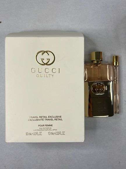 GUCCI GUILTY 2PC TRAVEL RETAIL EXCLUSIVE PERFUME SET W/ BOX - Earl's ...
