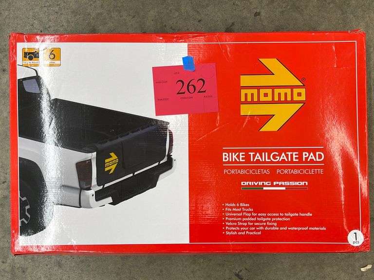 MOMO BIKE TAILGATE PAD IN BOX - Earl's Auction Company