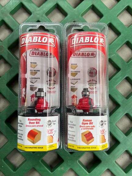 (10) DIABLO ROUTER BITS - Earl's Auction Company