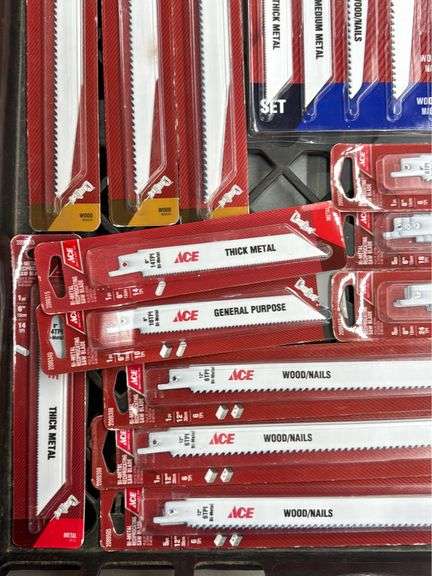 MISC LOT OF ACE RECIPROCATING SAW BLADES - Earl's Auction Company