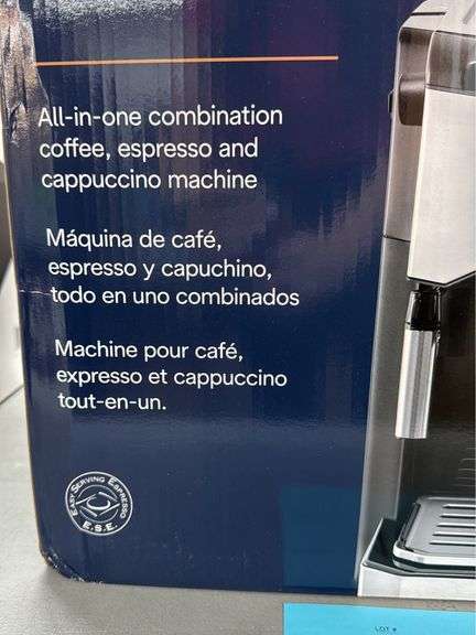 DELONGHI 3 IN 1 COFFEE MACHINE IN BOX - Earl's Auction Company