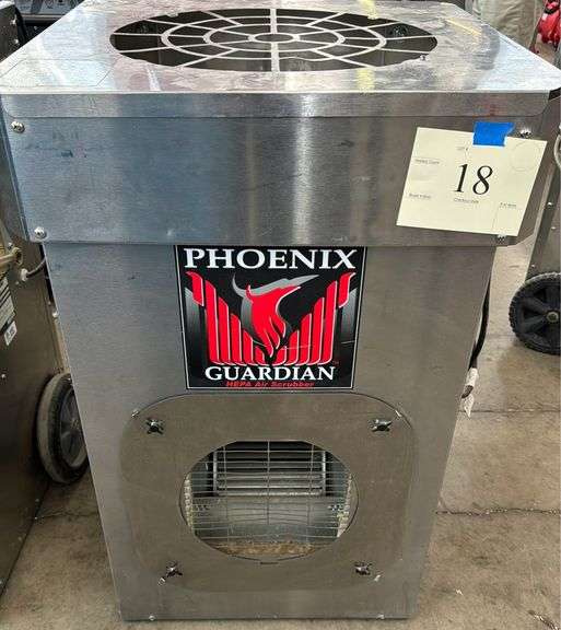 PHOENIX GUARDIAN HEPA AIR SCRUBBER - Earl's Auction Company
