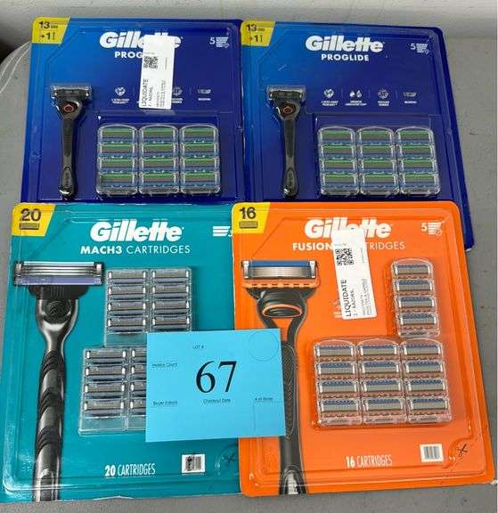 4PC GILLETTE RAZORS LOT - SEE PHOTOS - Earl's Auction Company