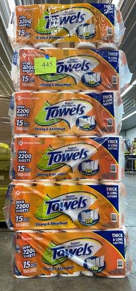 (6) PACKS OF PAPER TOWELS - Earl's Auction Company