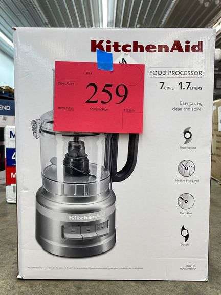 KITCHENAID FOOD PROCESSOR IN BOX - Earl's Auction Company