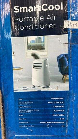 MIDEA SMARTCOOL PORTABLE AIR CONDITIONER IN BOX - Earl's Auction Company