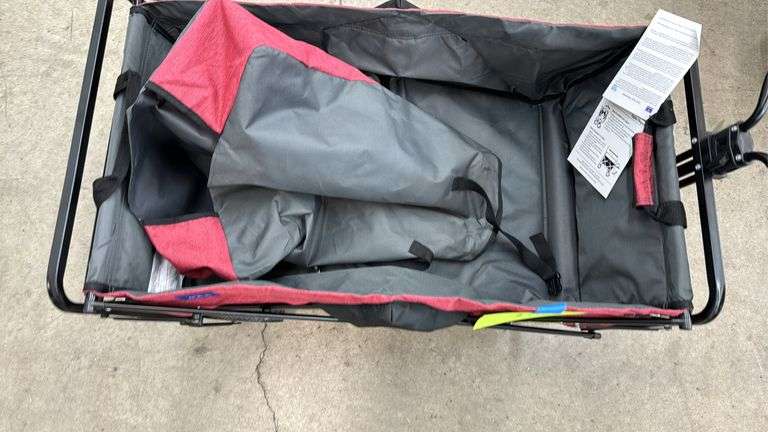 MAC FOLDABLE WAGON - RED - Earl's Auction Company