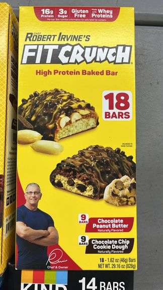 (5) BOXES OF ASSORTED PROTEIN BARS - Earl's Auction Company