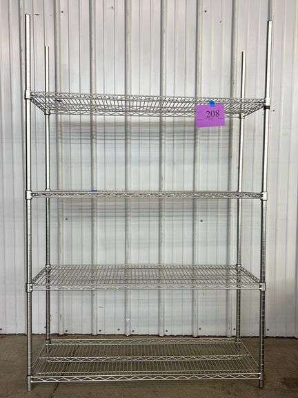 SEVILLE CLASSICS 4 TIER SHELVING RACK - Earl's Auction Company