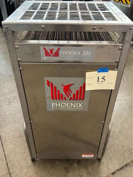 PHOENIX 200 DEHUMIDIFIER - Earl's Auction Company