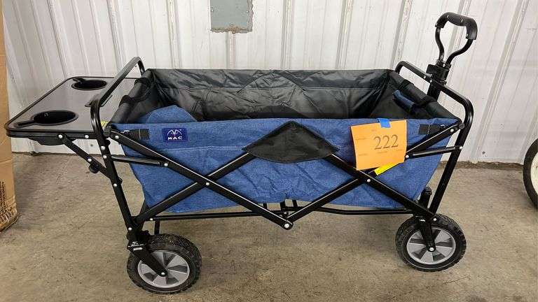 AS IS - MAC FOLDABLE WAGON - BLUE - Earl's Auction Company