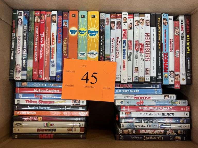 APPROX 50 ASSORTED DVDS - Earl's Auction Company