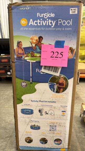 FUNSICLE 10FT ACTIVITY POOL IN BOX - Earl's Auction Company