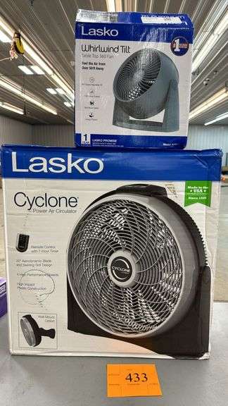 (2) LASKO FANS IN BOX - Earl's Auction Company