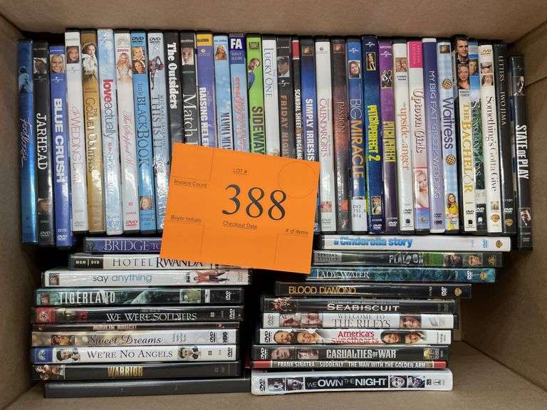 APPROX 50 ASSORTED DVDS - Earl's Auction Company