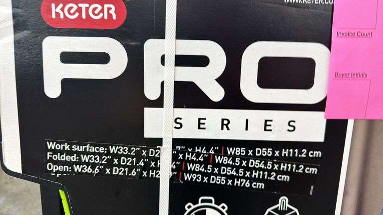 KETER PRO FOLDING WORK TABLE - Earl's Auction Company