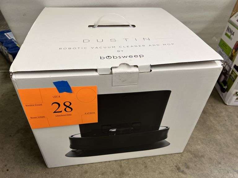 BOBSWEEP DUSTIN ROBOT VACUUM IN BOX - NIGHT - Earl's Auction Company