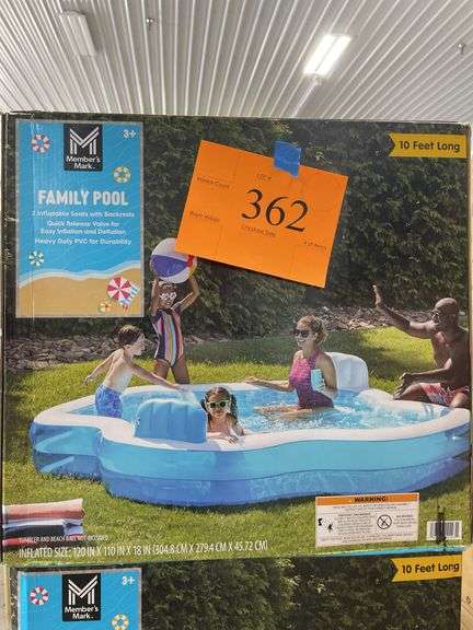 (2) FAMILY POOLS IN BOXES - Earl's Auction Company