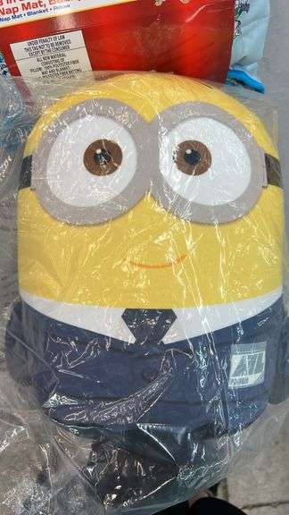 2PC KIDS BEDDING LOT - PAW PATROL NAP MAT & MINION PLUSH - Earl's ...