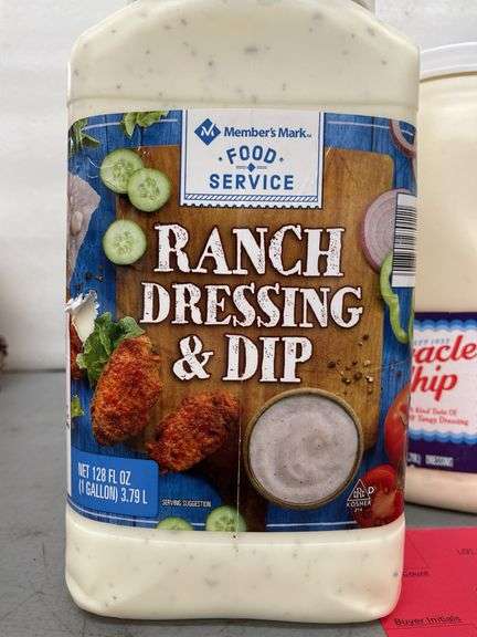 (3) JUGS OF RANCH & (2) JUGS OF MIRACLE WHIP - Earl's Auction Company