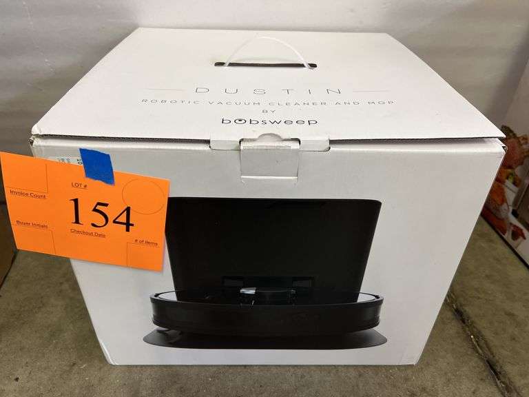 BOBSWEEP DUSTIN ROBOT VACUUM IN BOX - NIGHT - Earl's Auction Company