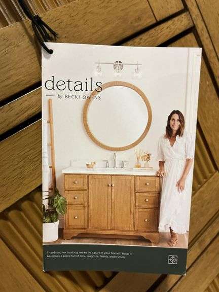 BECKI OWENS CATHERINE 48" VANITY - Earl's Auction Company