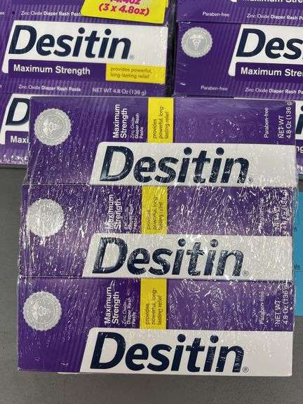 (5) PACKS OF DESITIN (3 PER PACK) - Earl's Auction Company