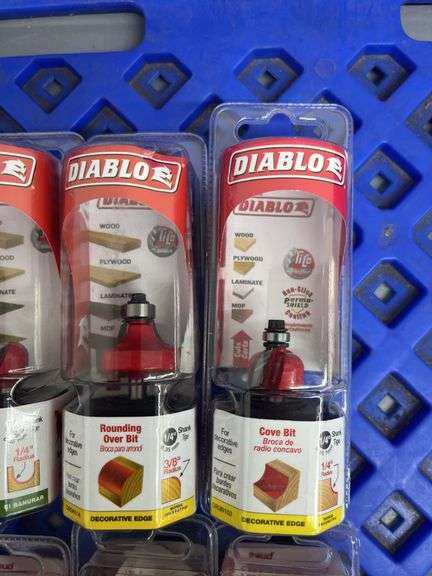 (10) DIABLO ROUTER BITS - Earl's Auction Company