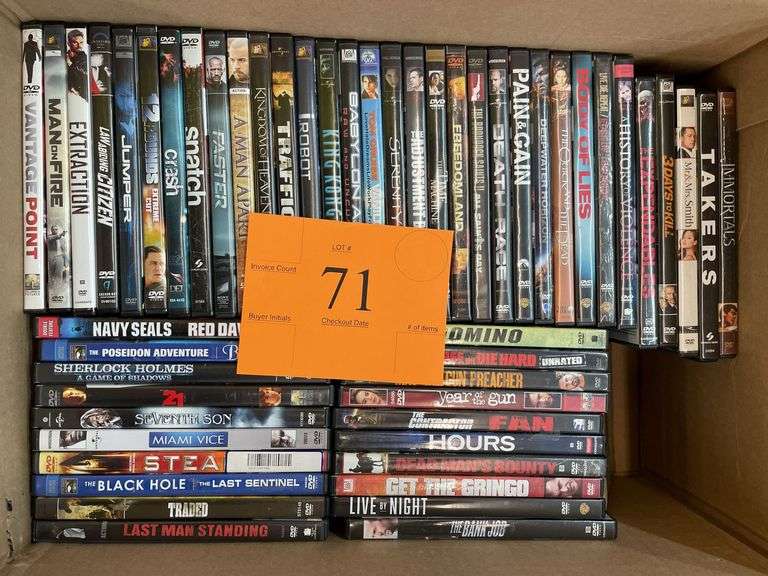 APPROX 50 ASSORTED DVDS - Earl's Auction Company