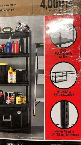 5 SHELF DEEP STORAGE RACK IN BOX - Earl's Auction Company