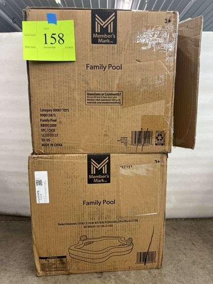 (2) FAMILY POOLS IN BOXES - Earl's Auction Company