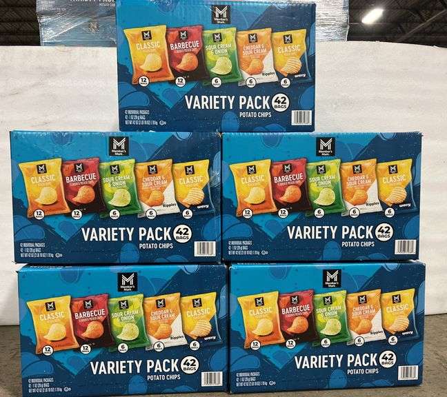 (5) BOXES OF VARIETY PACK POTATO CHIPS - Earl's Auction Company