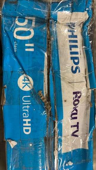 PHILIPS 50" 6673 SERIES 4K ROKU TV IN BOX - Earl's Auction Company