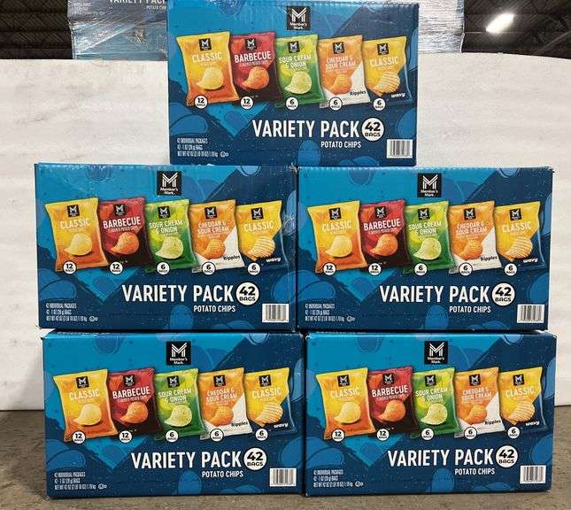 (5) BOXES OF VARIETY PACK POTATO CHIPS - Earl's Auction Company