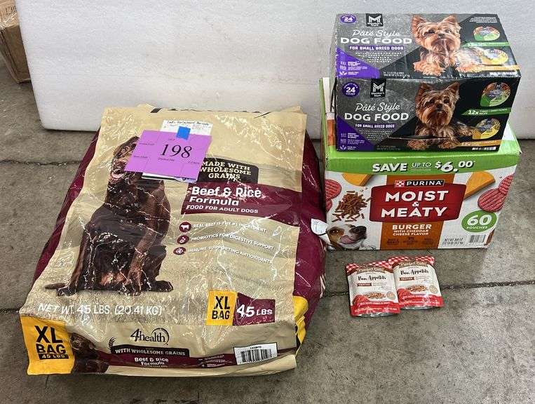 5PC DOG FOOD/ TREAT LOT - SEE PHOTOS - Earl's Auction Company