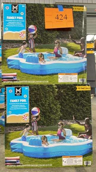 (2) FAMILY POOLS IN BOXES - Earl's Auction Company