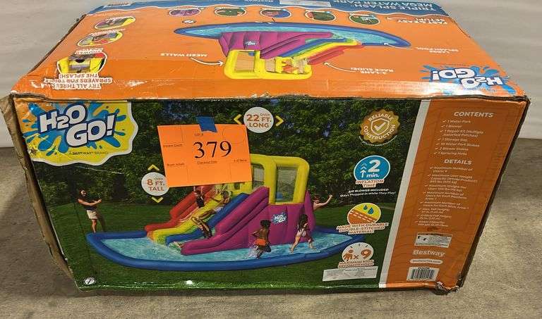 H2O GO TRIPLE SPLASH MEGA WATERPARK IN BOX - Earl's Auction Company