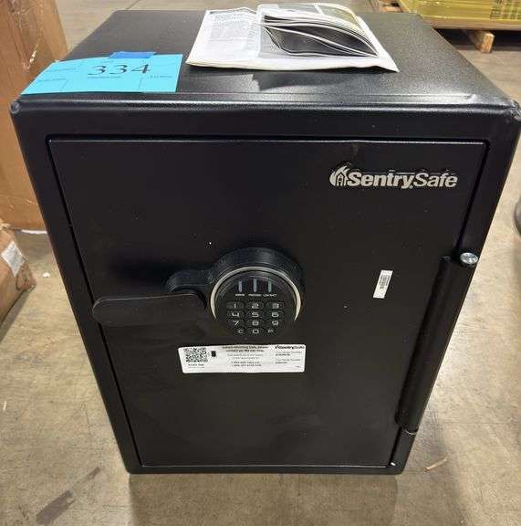 SENTRYSAFE FIRE SAFE W/ COMBO - BLACK - Earl's Auction Company