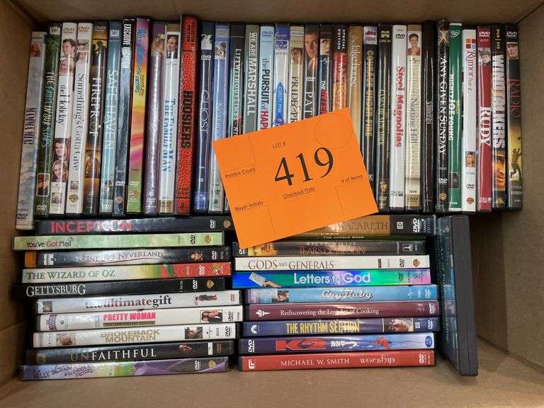 APPROX 50 ASSORTED DVDS - Earl's Auction Company