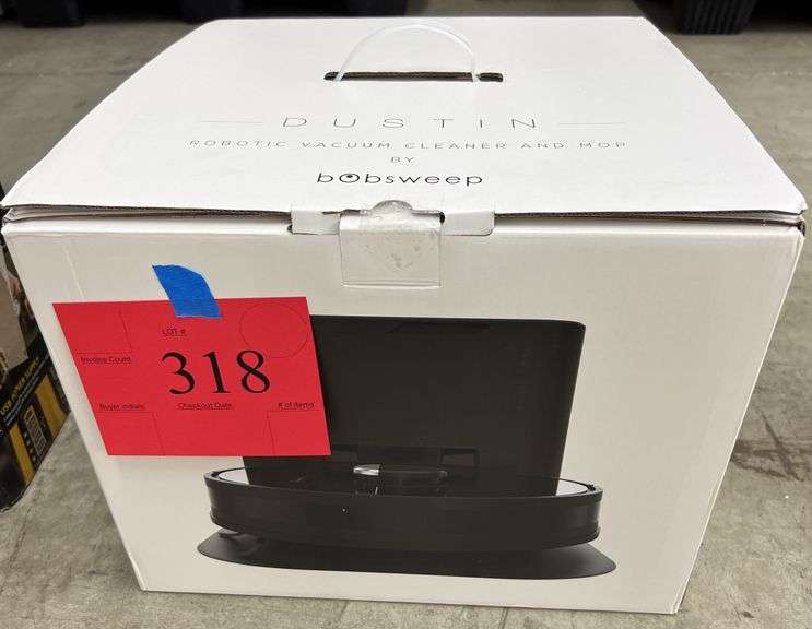 BOBSWEEP DUSTIN ROBOT VACUUM IN BOX - NIGHT - Earl's Auction Company