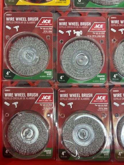 MISC LOT OF ACE WIRE WHEEL BRUSHES - Earl's Auction Company