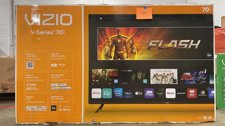 VIZIO 70" V SERIES 4K SMART TV IN BOX - Earl's Auction Company