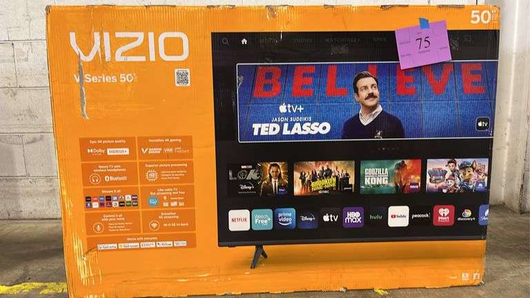 VIZIO 50" V-SERIERS 4K SMART TV IN BOX - Earl's Auction Company