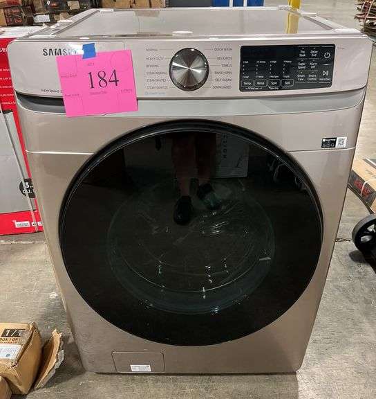 SAMSUNG 4.5 CU.FT SMART FRONT LOAD WASHER LARGE CAPACITY W/ SUPER SPEED ...