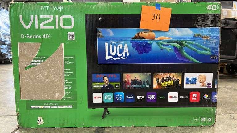 VIZIO 40" D SERIES FULL HD SMART TV IN BOX - Earl's Auction Company