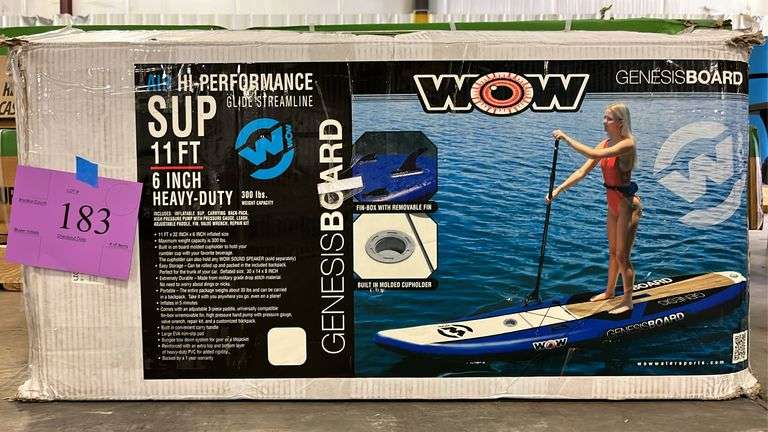 WOW 11FT HI-PERFORMANCE GENESIS STAND UP PADDLEBOARD IN BOX - Earl's ...