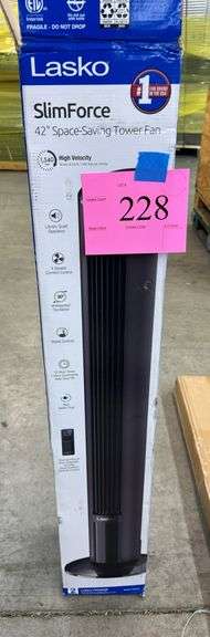 LASKO SPACE SAVING FAN IN BOX - Earl's Auction Company